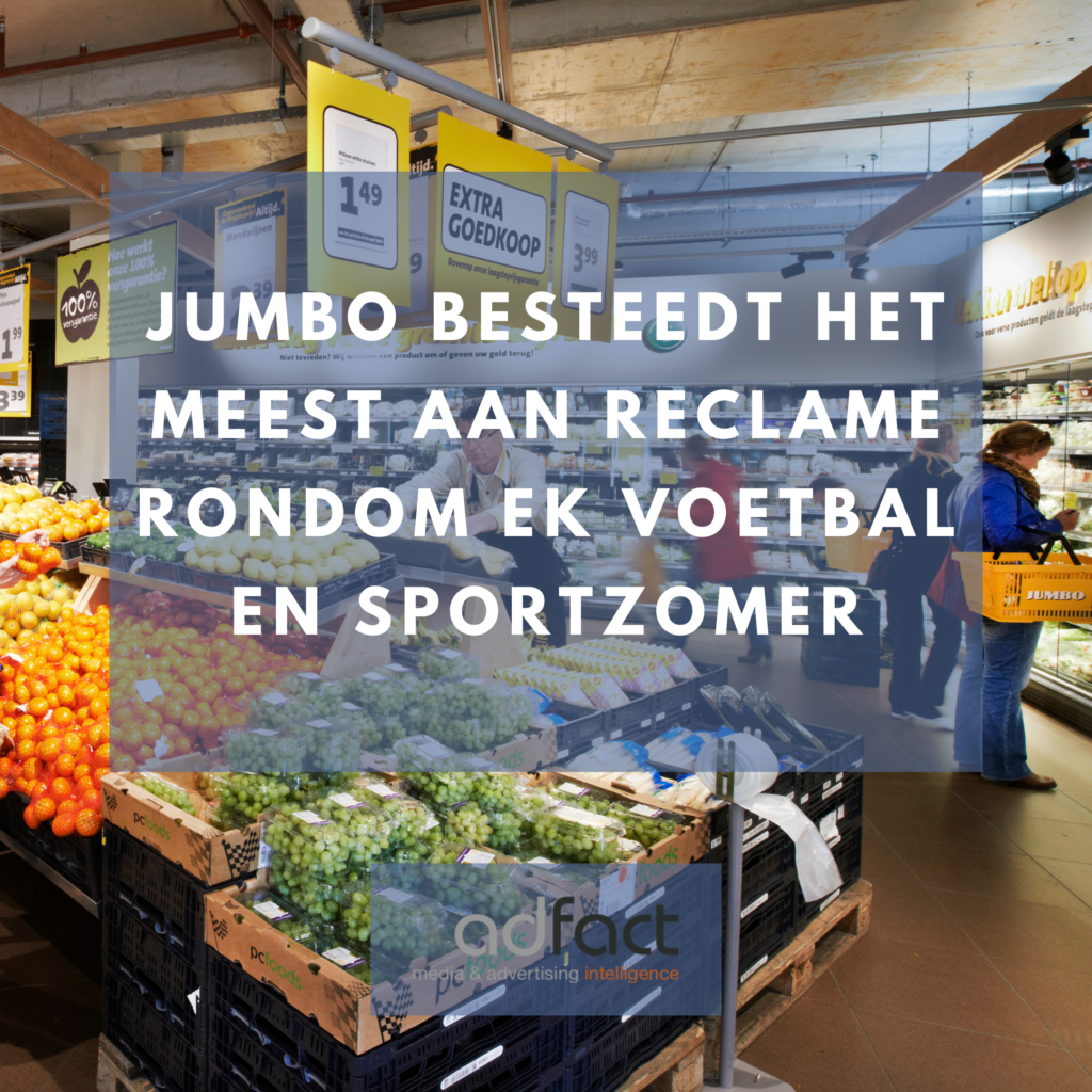 Jumbo besteedt het meest aan reclame rondom EK en sportzomer 2021 - Adfact